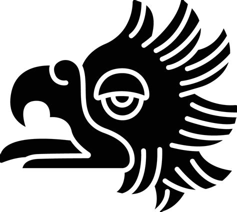 Cuauhtli Solid Glyph Illustration 48849097 Vector Art At Vecteezy