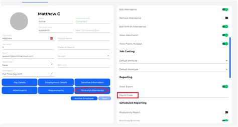 Where To Set Payroll Codes