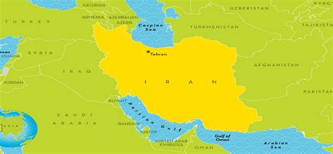 What Countries Border Iran