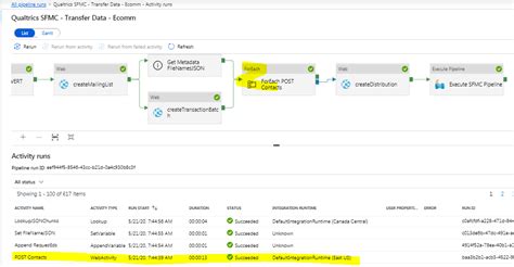 how i can read and store the replies form web activity post azure