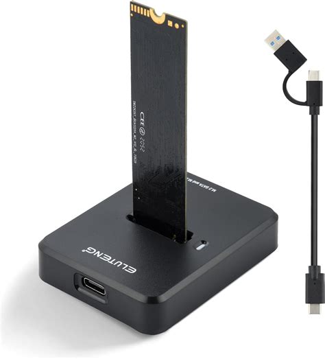 Icy Box Hdd M 2 Nvme Ssd Docking Station Usb 3 2 Gen 2 10 Gbps Unità Clonazione A Due Vie