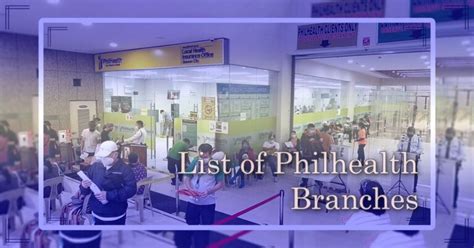 List Of Philhealth Branches Assistanceph