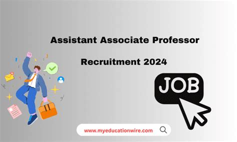 Assistant Associate Professor 2024 Check Professor Recruitment