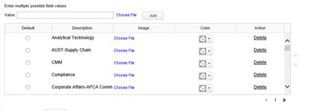 delete multiple values from custom field clarizen success