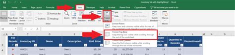 how to freeze top row in excel easy guide exceltutorial