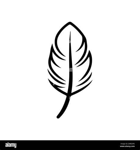 Quill Icon Or Modern Line Symbol Vector Line Art And Icon Design With