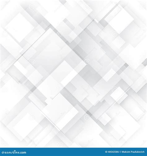 Vector Abstract Geometric Shape From Gray Cubes Stock Vector Illustration Of Presentation