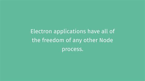 building desktop applications with node and electron speaker deck