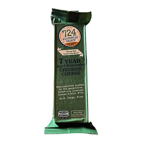 724 Wisconsin Select 7 Years Aged Wisconsin Cheddar 5 Oz Vons