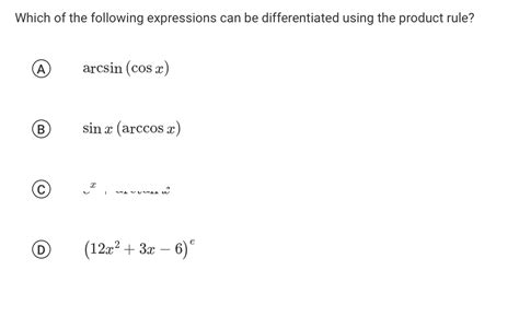 Solved Which Of The Following Expressions Can Be Chegg