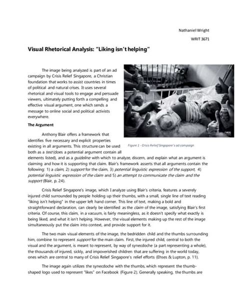 Nathaniel Wright Visual Document Analysis Docx