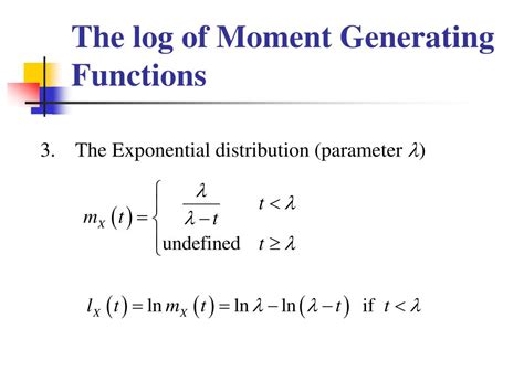 Ppt Moment Generating Functions Powerpoint Presentation Free