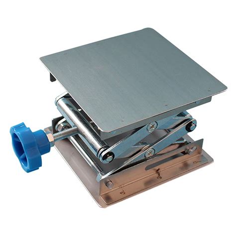 Stainless Steel Lab Jack Stand Table Lift Laboratory Mini