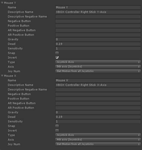 Unity Unity D How To Use Controller Joystick To Look Around Game Development Stack Exchange