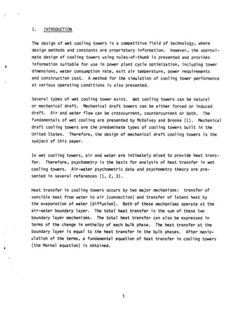 Cooling Tower Testing Procedure Irishnsa