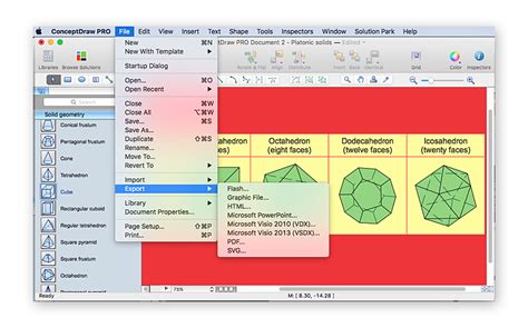 Drawing Geometric Shapes ConceptDraw HelpDesk