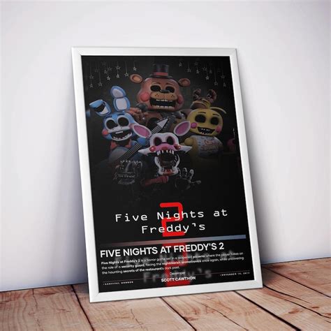 Five Nights At Freddys 2 Poster Etsy