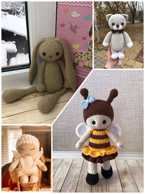 Animals Crochet Pattern Animals Amigurumi Stuffed Toys Patterns