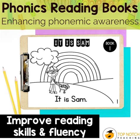 Decodable Readers Vc And Cvc Words Phonics Readers For Early Reading Development Top Notch