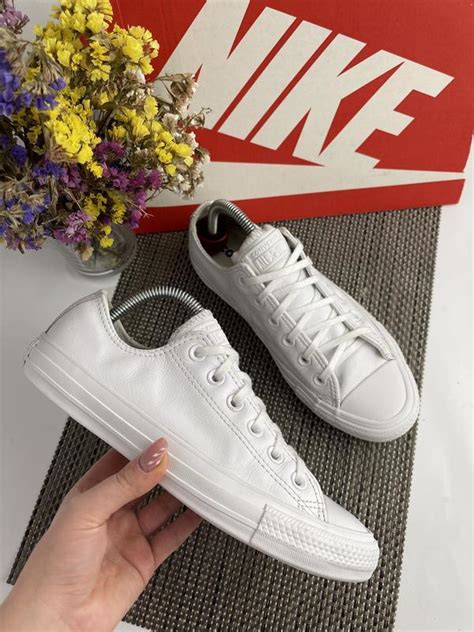 Оригінальні шкіряні кеди Converse — ціна 1099 грн у каталозі Кеди Купити жіночі речі за