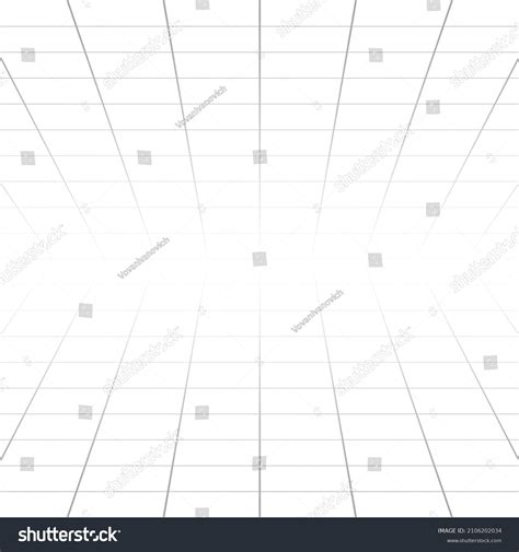 Ceiling Floor Perspective Grid Vector Lines Stock Vector Royalty Free