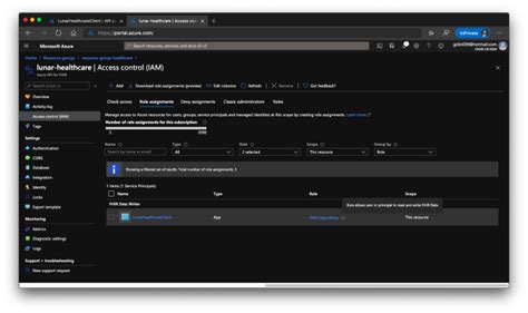 Authentication Of Azure Api For Fhir® And The Import Of Patient Info