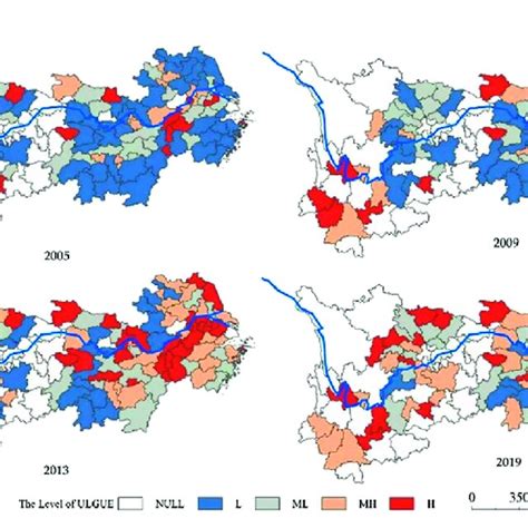 Spatial Distribution Pattern Of Ulgue In The Yangtze River Economic
