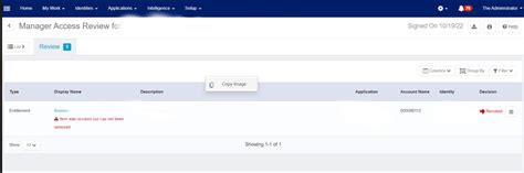 Item Was Revoked But Not Removed In Cert Review Error Rsailpoint