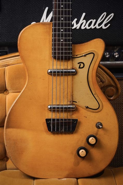 1956 Danelectro Ub 2 6 String Bass Baritone Guitar Grained Ivory