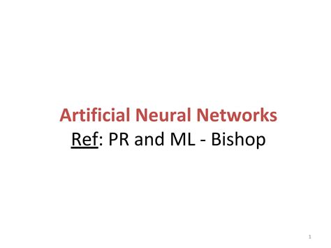 SOLUTION: Artificial neural networks - Studypool