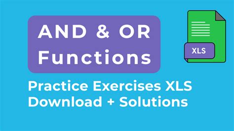 Practice Problems Excel Free Download And And Or Exercises Pivotxl