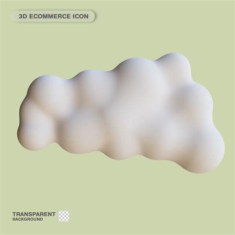 웹사이트 방문 페이지 배너 마케팅 소스 프레젠테이션을 위한 3d 아이콘 전자 상거래 현실적인 클라우드 프리미엄 Psd 파일