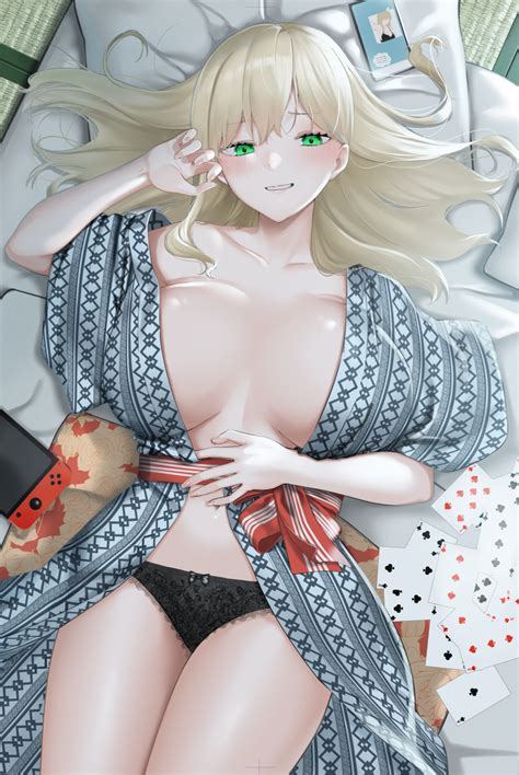 Rushian Original Absurdres Highres 1girl Ace Playing Card Ace