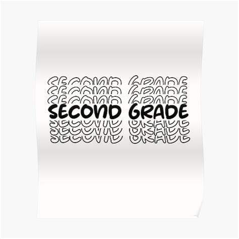 Team Second Grade Poster For Sale By Thecoolphantom Redbubble