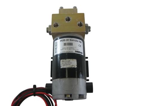 Simrad Rpu300 24v Hydraulic Reversible Autopilot Pump Rebuilt And Tested