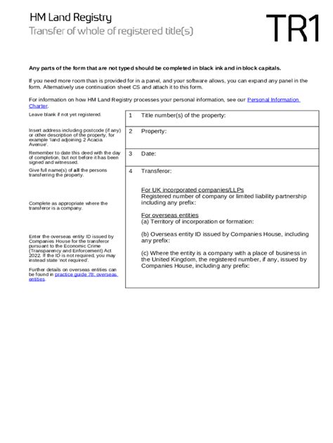 TR1 GOV UK Doc Template PdfFiller