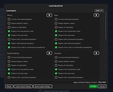 my optimal personal database setup for a new save whats yours