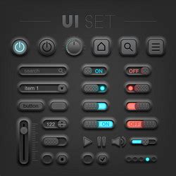 Minimalist Set Ui Icons Royalty Free Vector Image