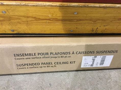 Embassy Ceiling Suspended Panel Ceiling Kit Covers 80 Sq Ft