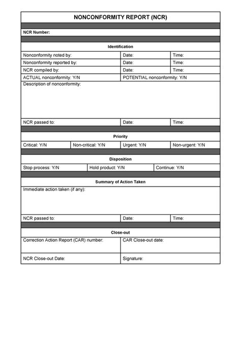 Ncr Report Template New Creative Template Ideas