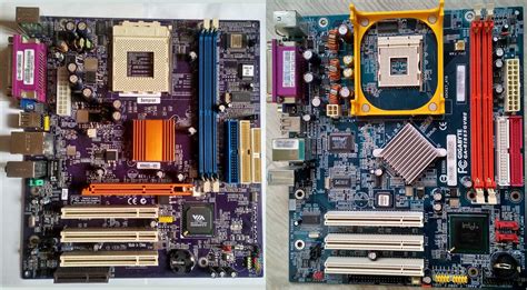 Материнская плата с Agp и Pci E на Socket 462 478 под память Ddr1 249 99 грн Комплектуючі