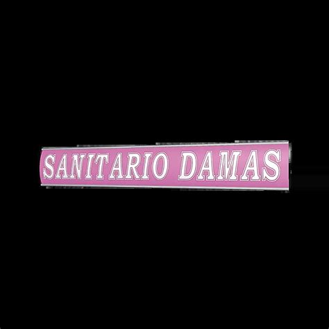 Señaletica Baño Mujeres 85 Multiseñal Sa De Cv