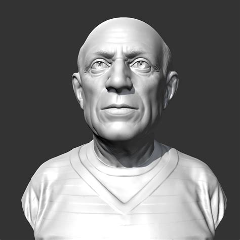 👤 Pablo Picasso 3d Print Model・ Stl File For 3d Printing・cults