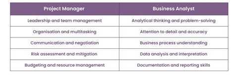 Project Manager Vs Business Analyst Key Differences