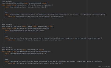 springboot自动配置 condition 切换内置服务器 spring boot condition csdn博客