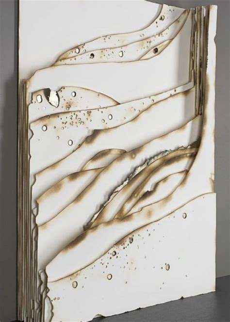 Burned Paper Art