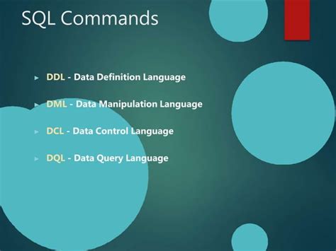Sql Pptx Databases Computer Software And Applications