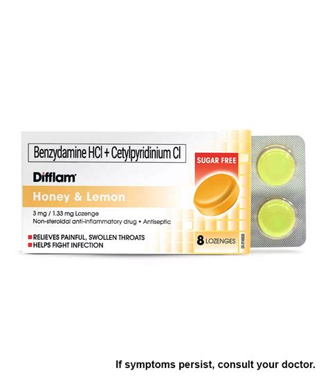 Difflam 3133mg Loz Handl Sf 8s Rose Pharmacy Medicine Delivery