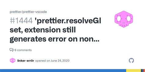 Prettier ResolveGlobalModules Set Extension Still Generates Error On Non Node Projects