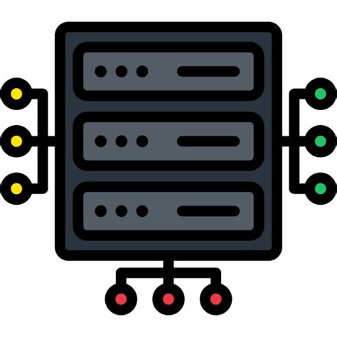Server Generic Color Lineal Color Icon